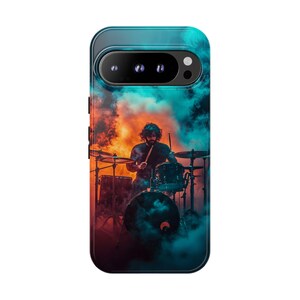 Drummer Tough Cases, Band Drummer Gift, Rock Music Phone Cover, Drummer ...
