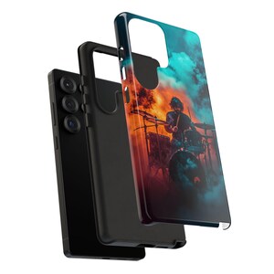 Drummer Tough Cases, Band Drummer Gift, Rock Music Phone Cover, Drummer ...