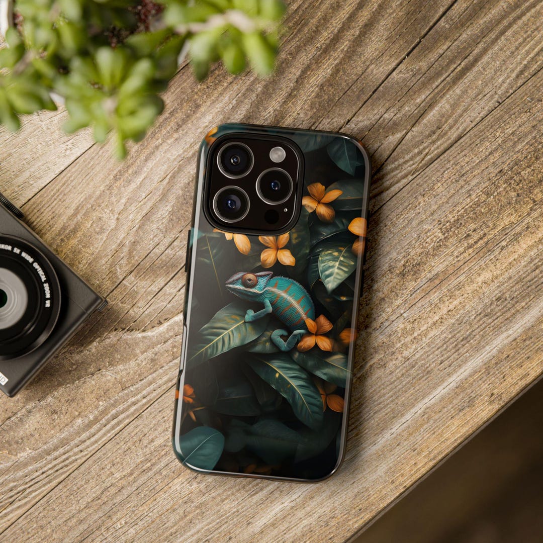 Chameleon Tough Phone Case, Jungle Camouflage Design, Iphone, Galaxy ...
