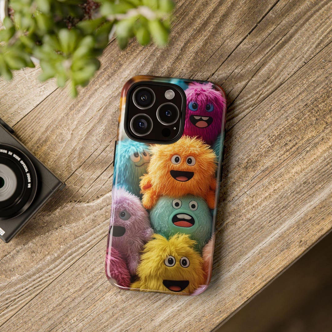 Stuffed Toys Tough Phone Case, Fuzzy Critters Design, Iphone, Galaxy ...