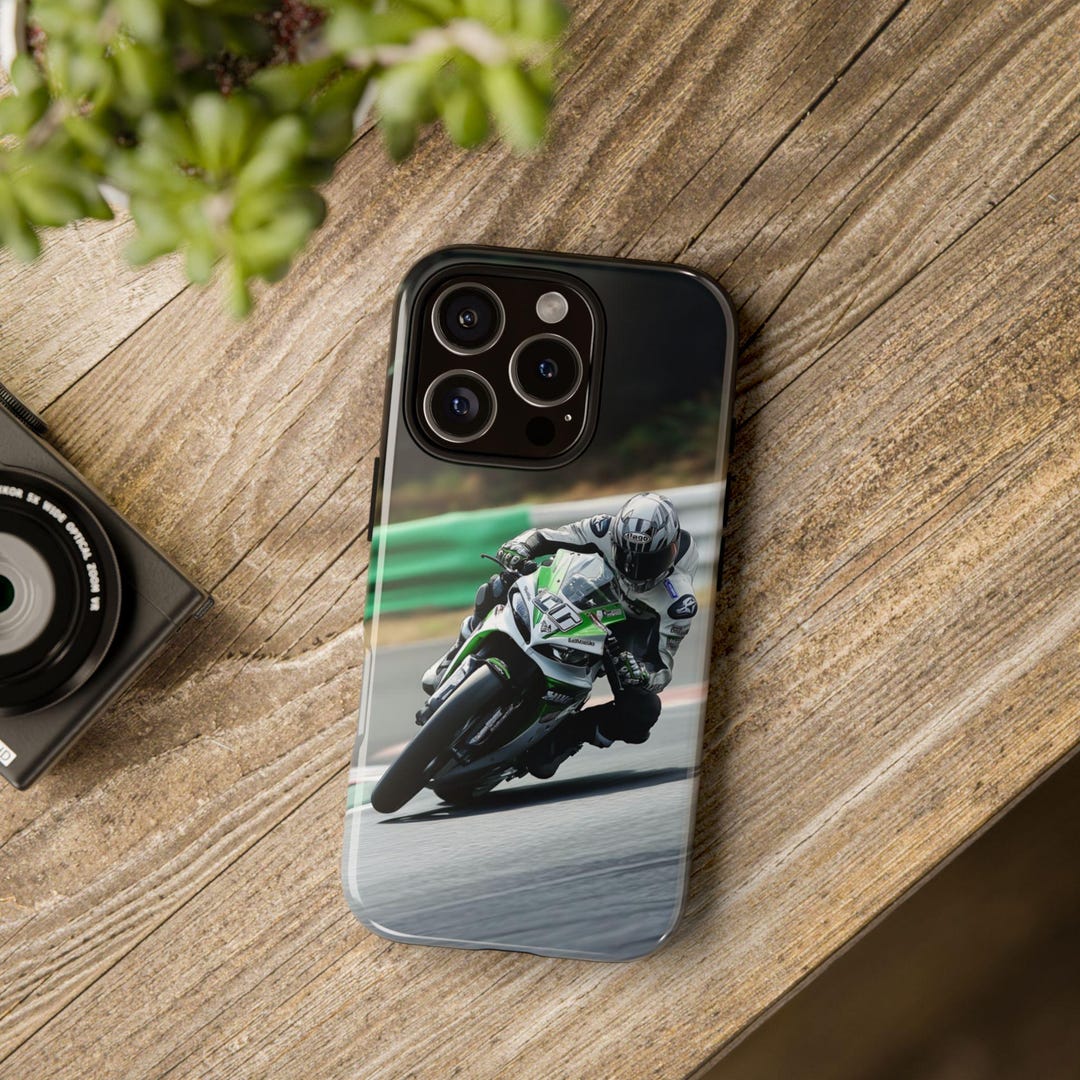 Motorcycle Tough Phone Case, Race Bike Design, Iphone, Galaxy, Pixel ...