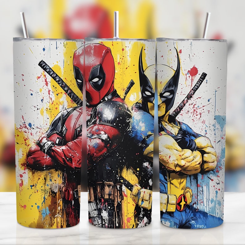 30 Deadpool Tumbler Wrap Png Designs 20 Oz Sublimation Designs Digital ...