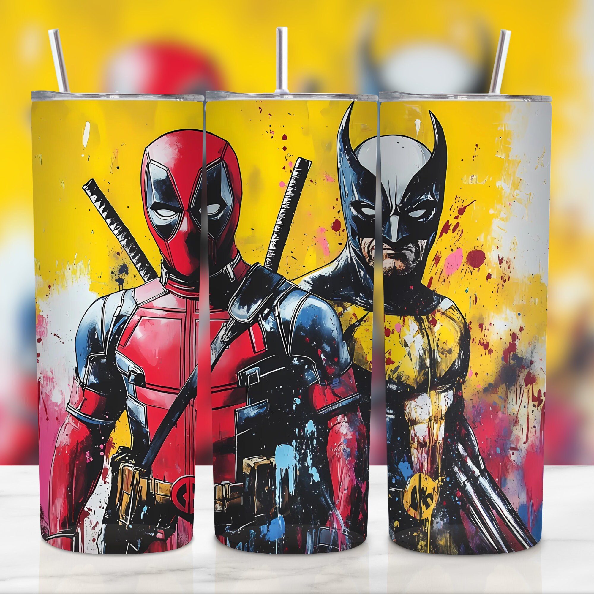 30 Deadpool Tumbler Wrap Png Designs 20 Oz Sublimation Designs Digital ...