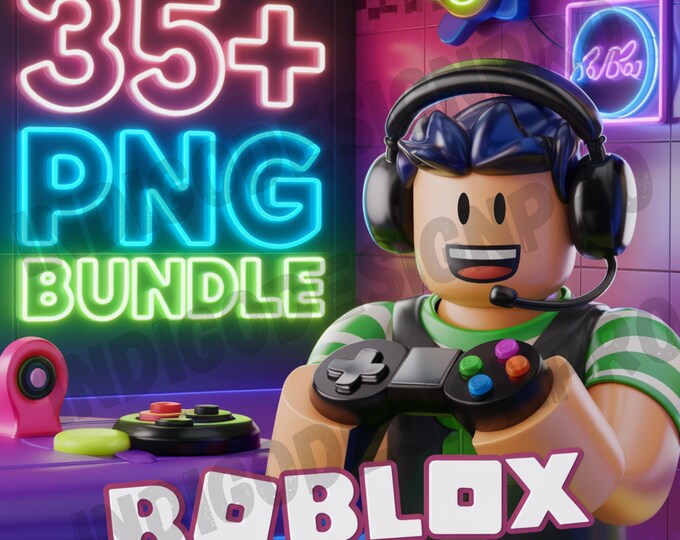 71 Cute Roblox Characters Digital Art Printable Kit Instant Digital ...