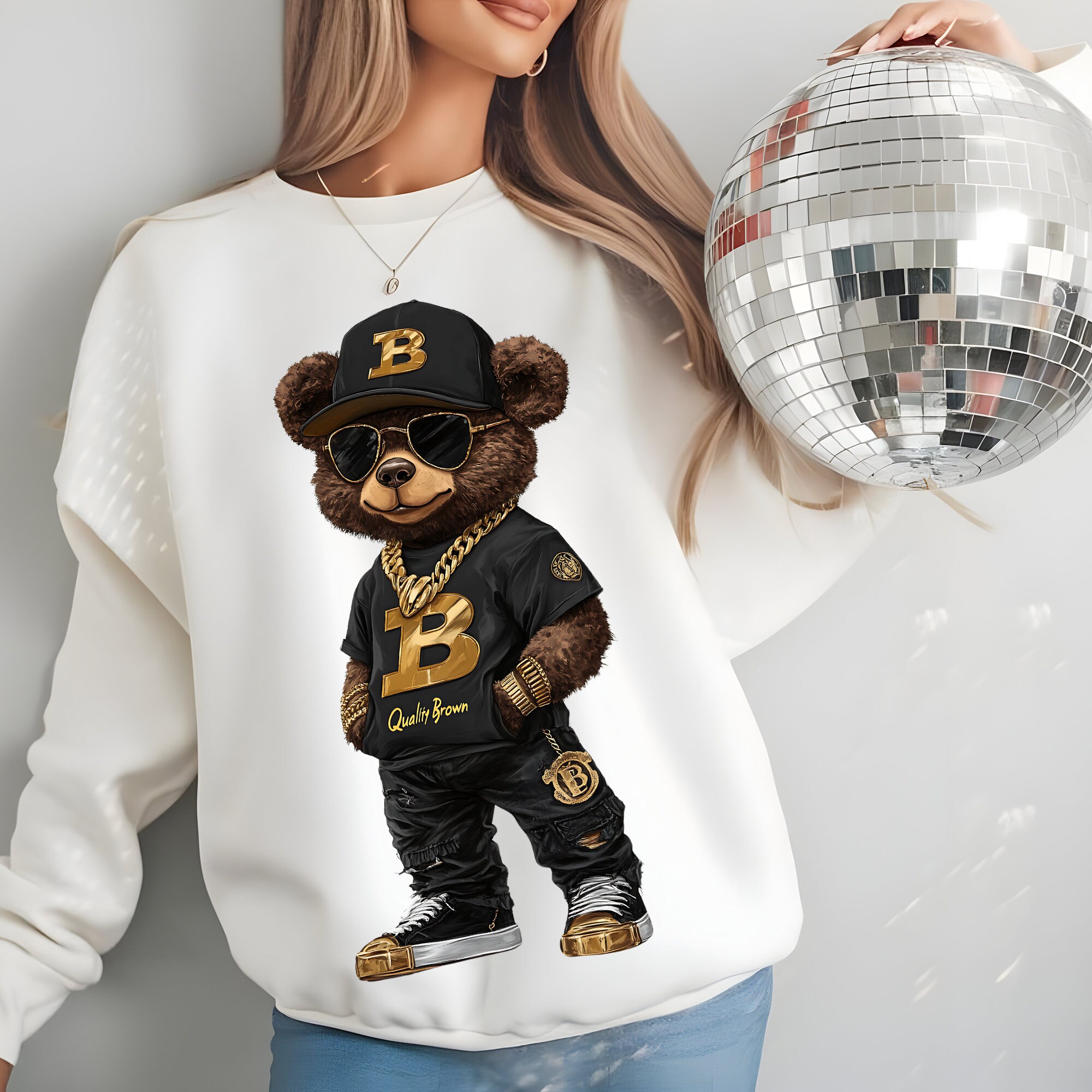 Teddy Bear PNG Rapper Cartoon Bear Graffiti Boom Box Street Art Teddy ...