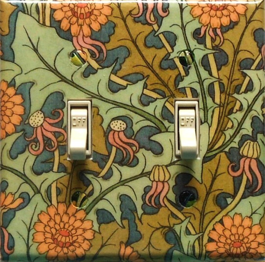 Limitless Variations of William Morris Marigolds Switch Covers GOLD ...