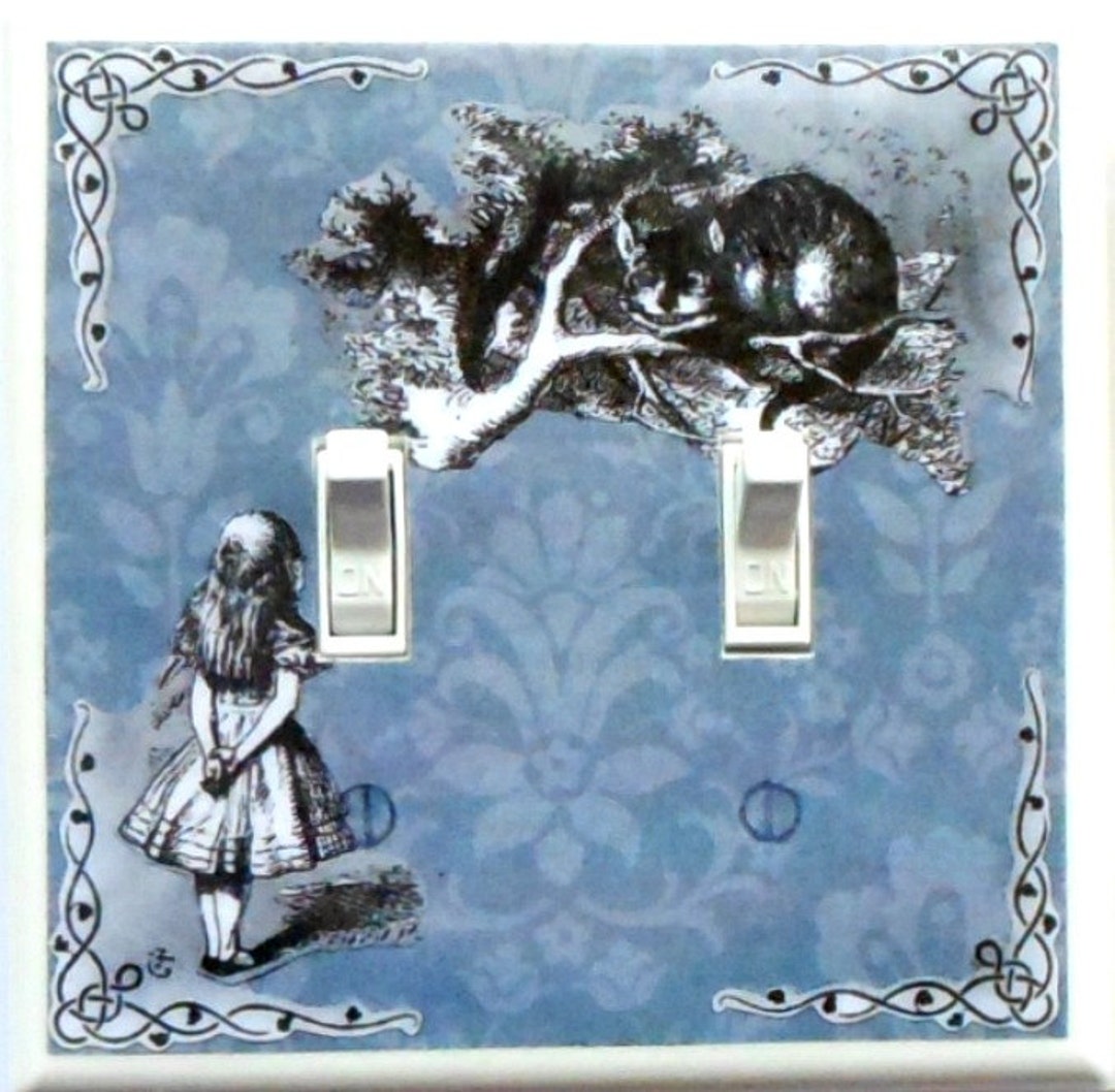 Alice DOUBLE Switchplates and MATCHING SCREWS Alice Double Light Switch ...