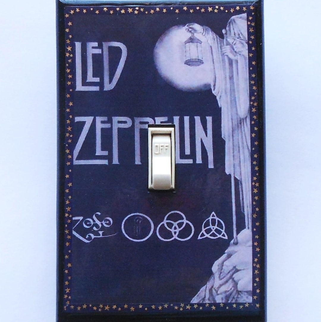 Led Zeppelin Switches & Outlets- MATCHING SCREWS- Zeppelin Album Led ...
