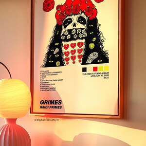 Grimes Inspired Album Art Digital Poster Bundle | Complete Collection ...