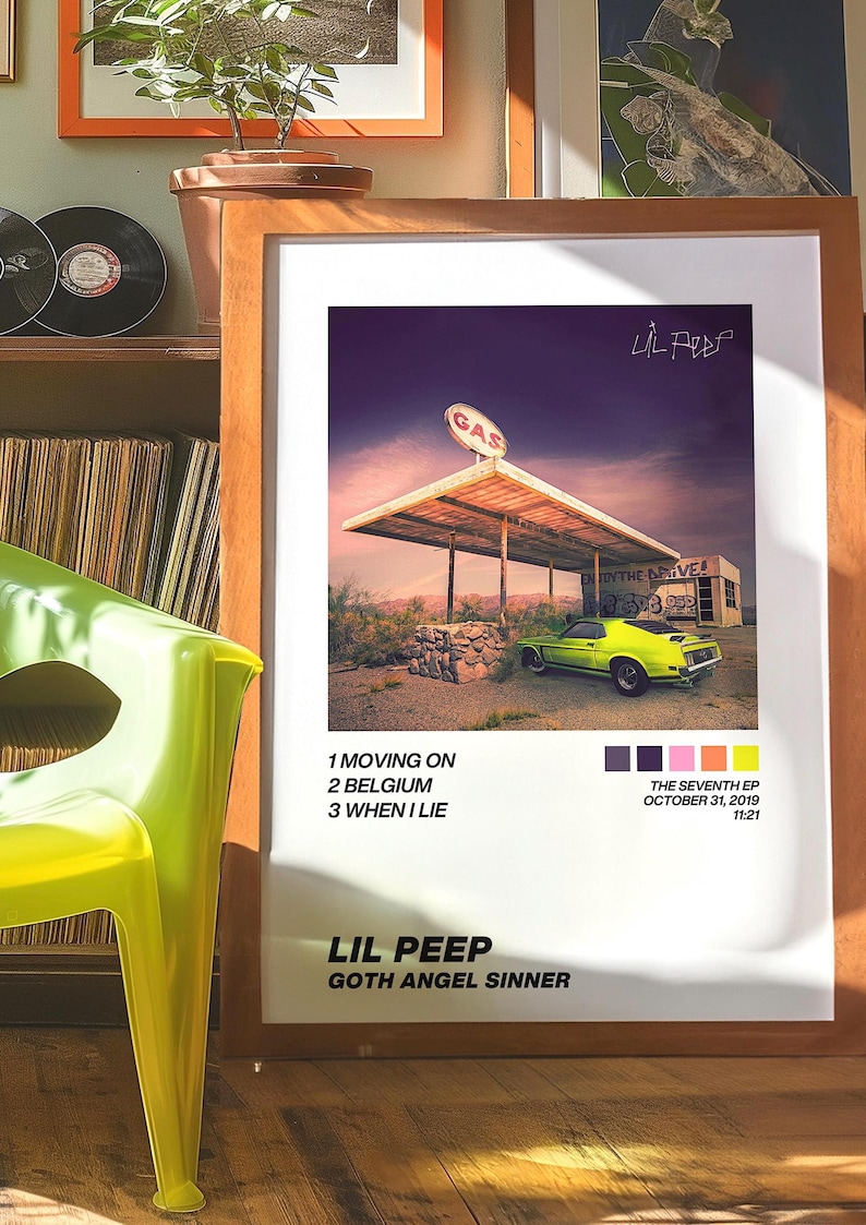 Lil Peep Inspired Digital Wall Art Bundle | Minimalist Posters | 14 ...