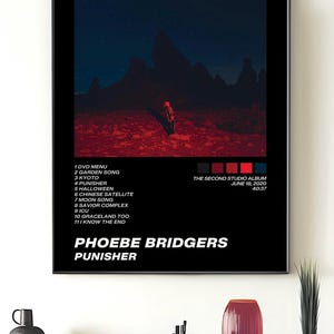 Phoebe Bridgers Inspired Digital Wall Art Bundle | 3 Iconic Posters ...