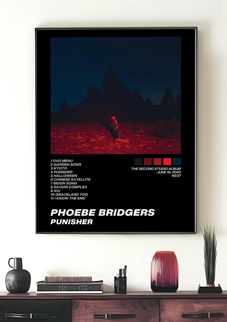 Phoebe Bridgers Inspired Digital Wall Art Bundle | 3 Iconic Posters ...
