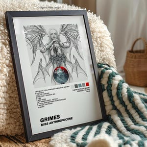 Grimes Inspired Album Art Digital Poster Bundle | Complete Collection ...