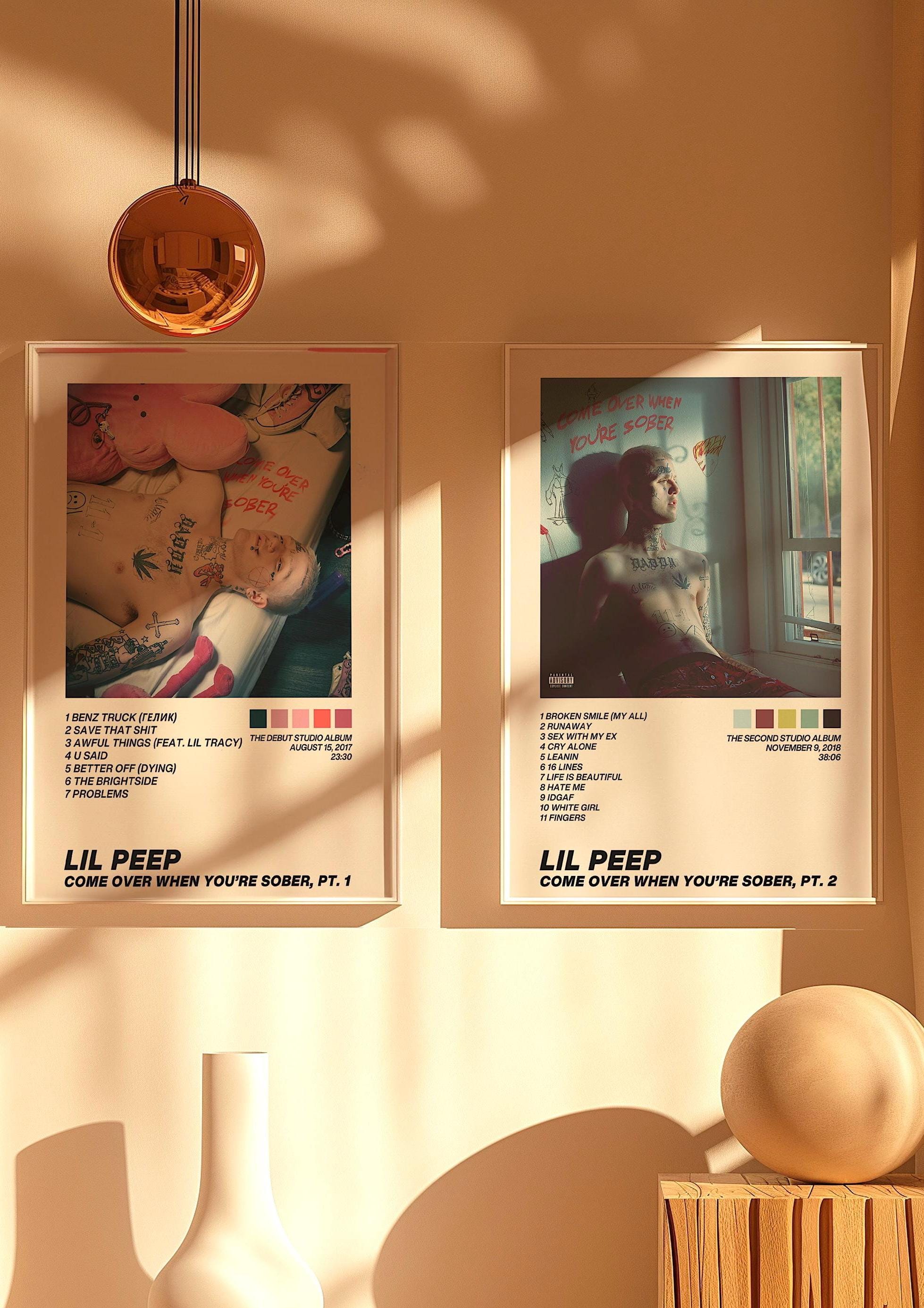 Lil Peep Inspired Digital Wall Art Bundle | Minimalist Posters | 14 ...