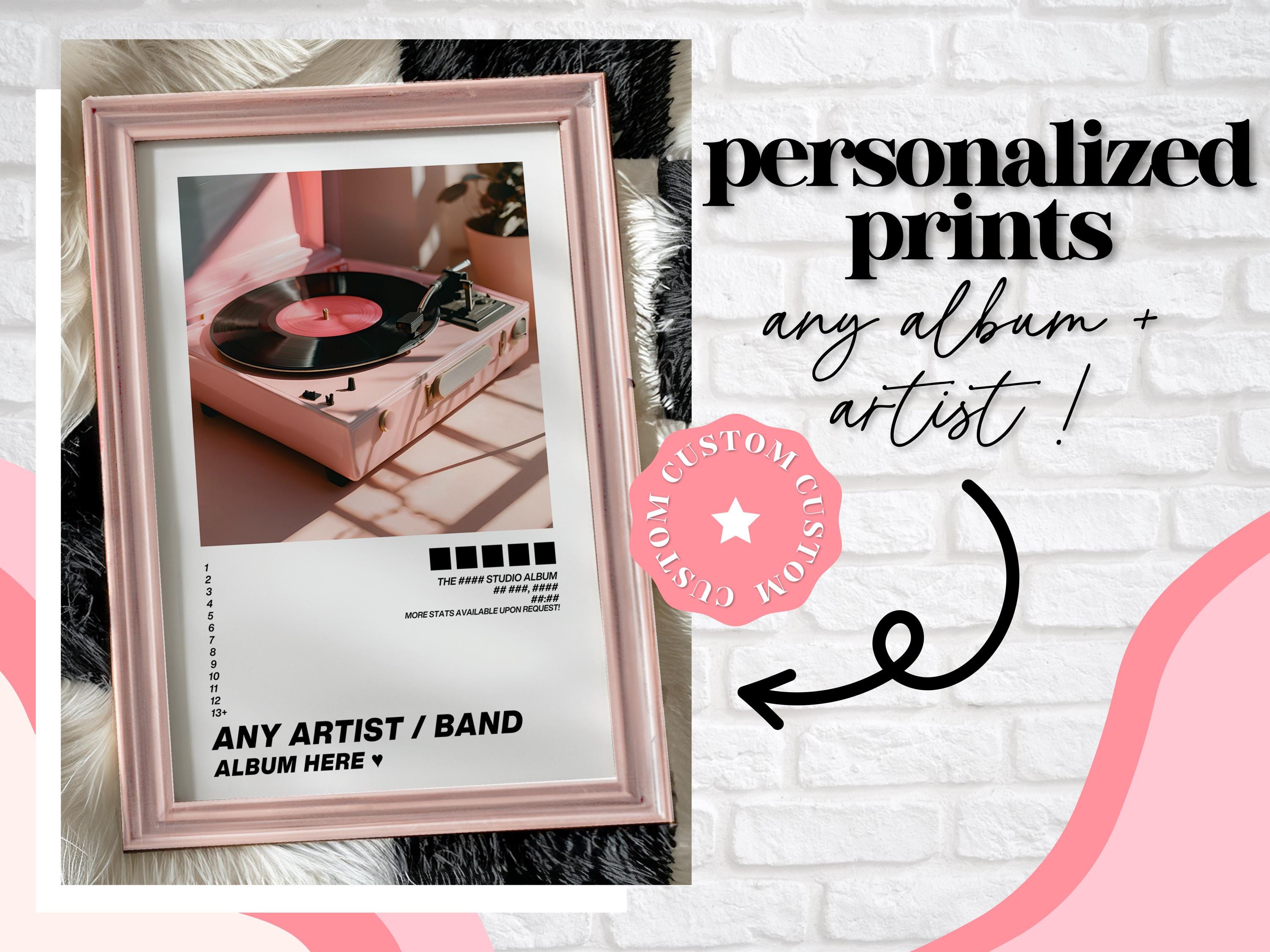 Personalized Album Cover Print: Custom Band Art (digital Download) - Etsy