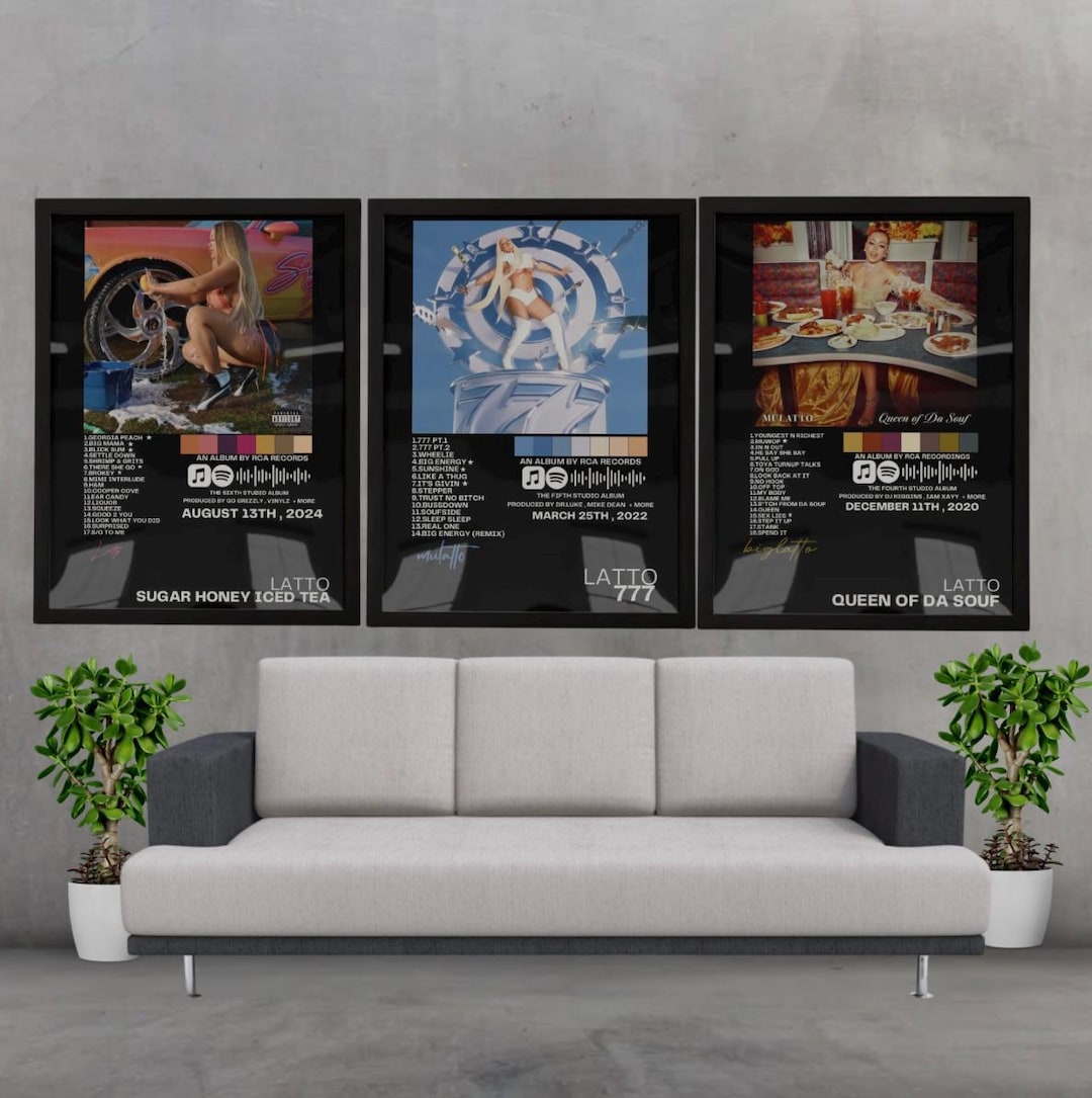 Latto Album Cover Posters 3 - Etsy