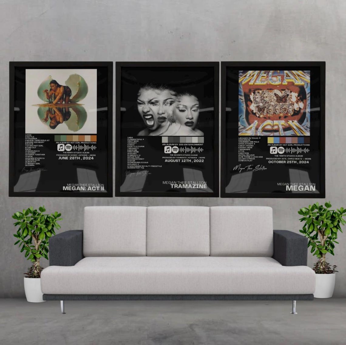 Megan Thee Stallion Album Cover Posters 3 - Etsy