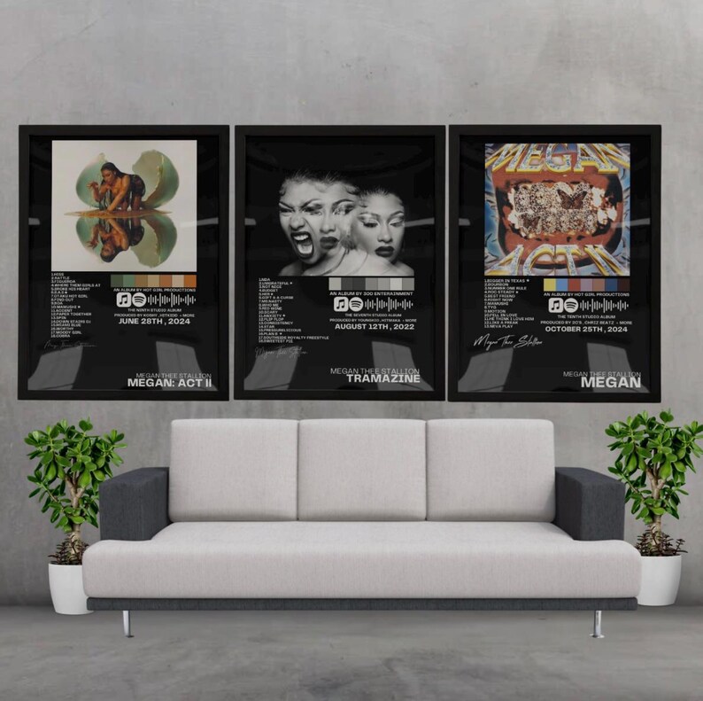 Megan Thee Stallion Album Cover Posters 3 - Etsy