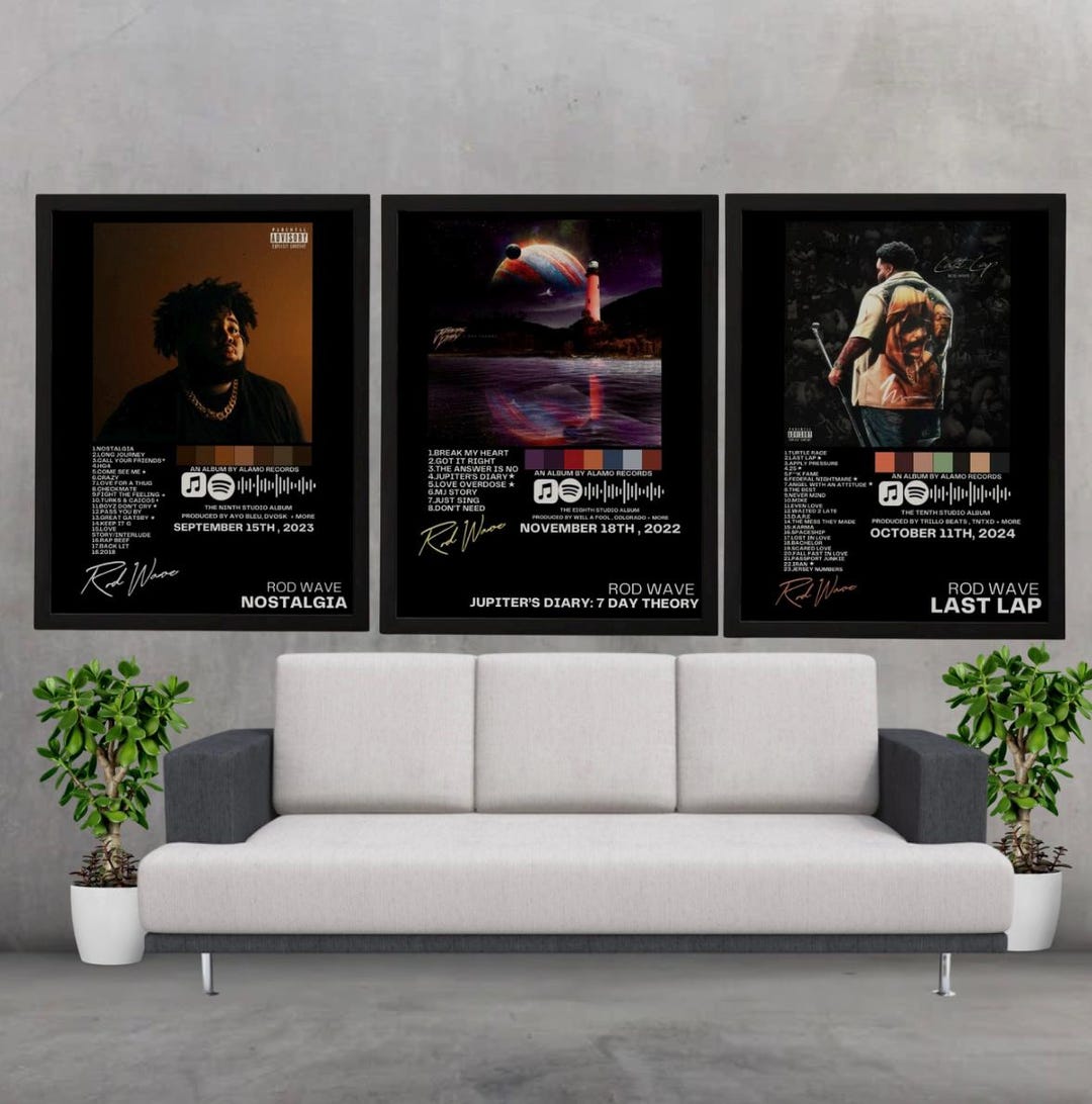 Rod Wave Album Cover Posters 3 - Etsy UK