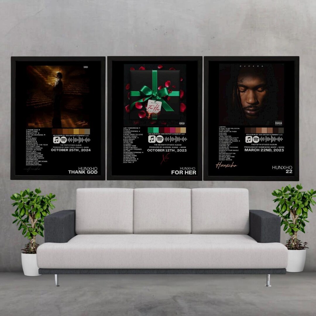 Hunxcho Album Cover Posters 3 - Etsy