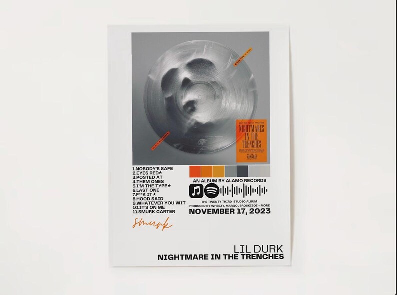 Lil Durk Album Cover Posters 3 - Etsy