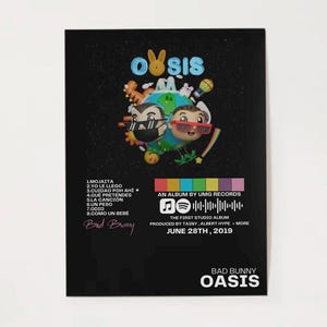 Bad Bunny Album Cover Posters 3 - Etsy