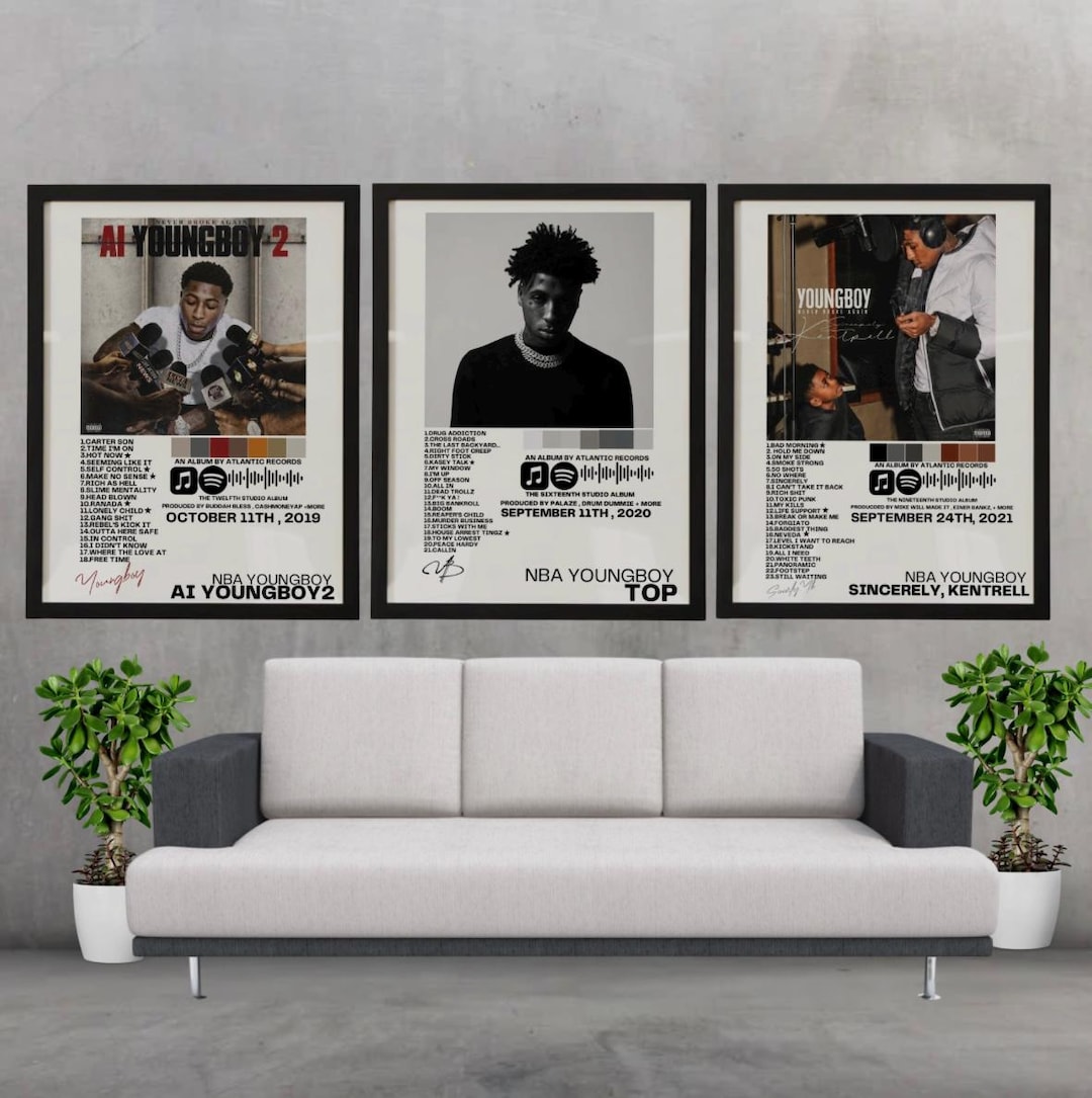NBA Youngboy Album Cover Posters 3 - Etsy
