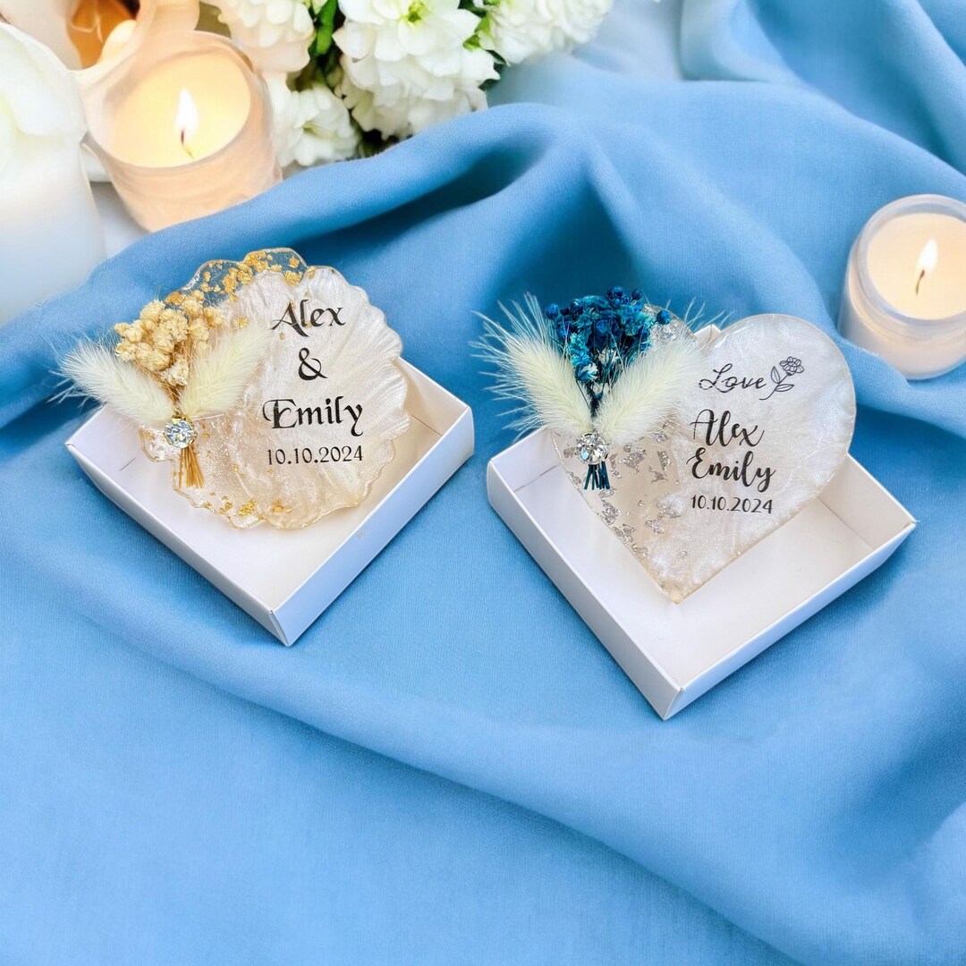 ENGRAVED Wedding Favor, Keepsake Wedding Gifts for Guests, Bridal ...