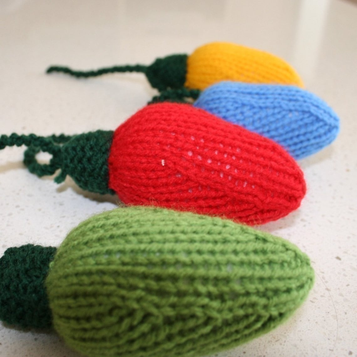 Christmas Lights - INSTANT DOWNLOAD PDF Knitting Pattern - Etsy