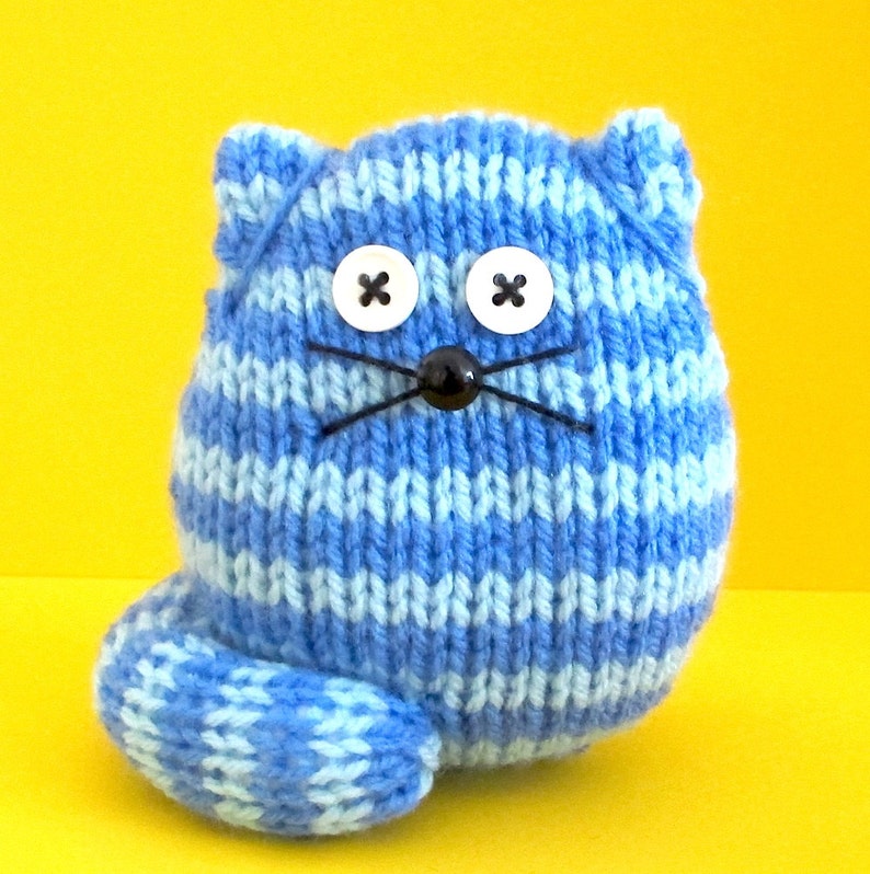 Quick and Easy Cats - INSTANT DOWNLOAD PDF Knitting Pattern - Etsy