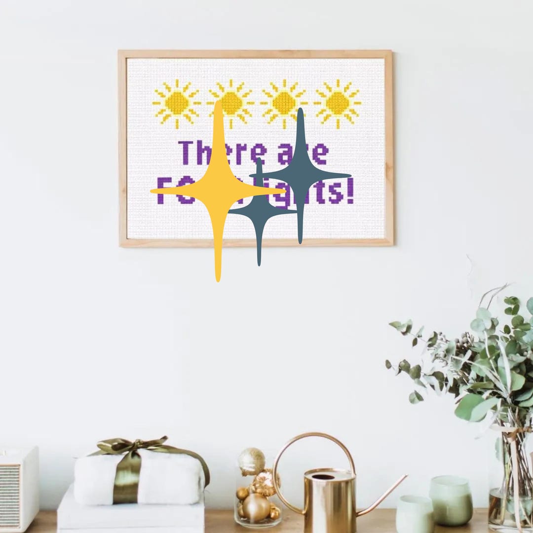 Truth and Perception – Sci-fi Cross Stitch Pattern - Etsy