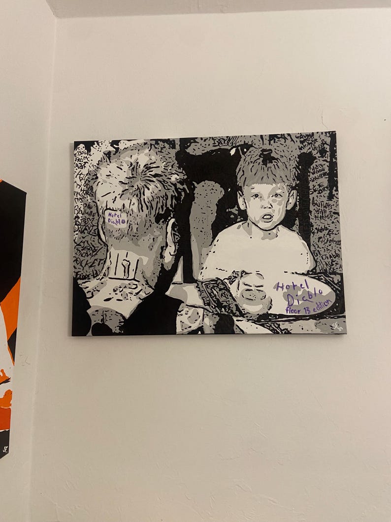 Wall Art MGK Pop Art | 20x24 Canvas | Iconic Music Legend Tribute - Etsy