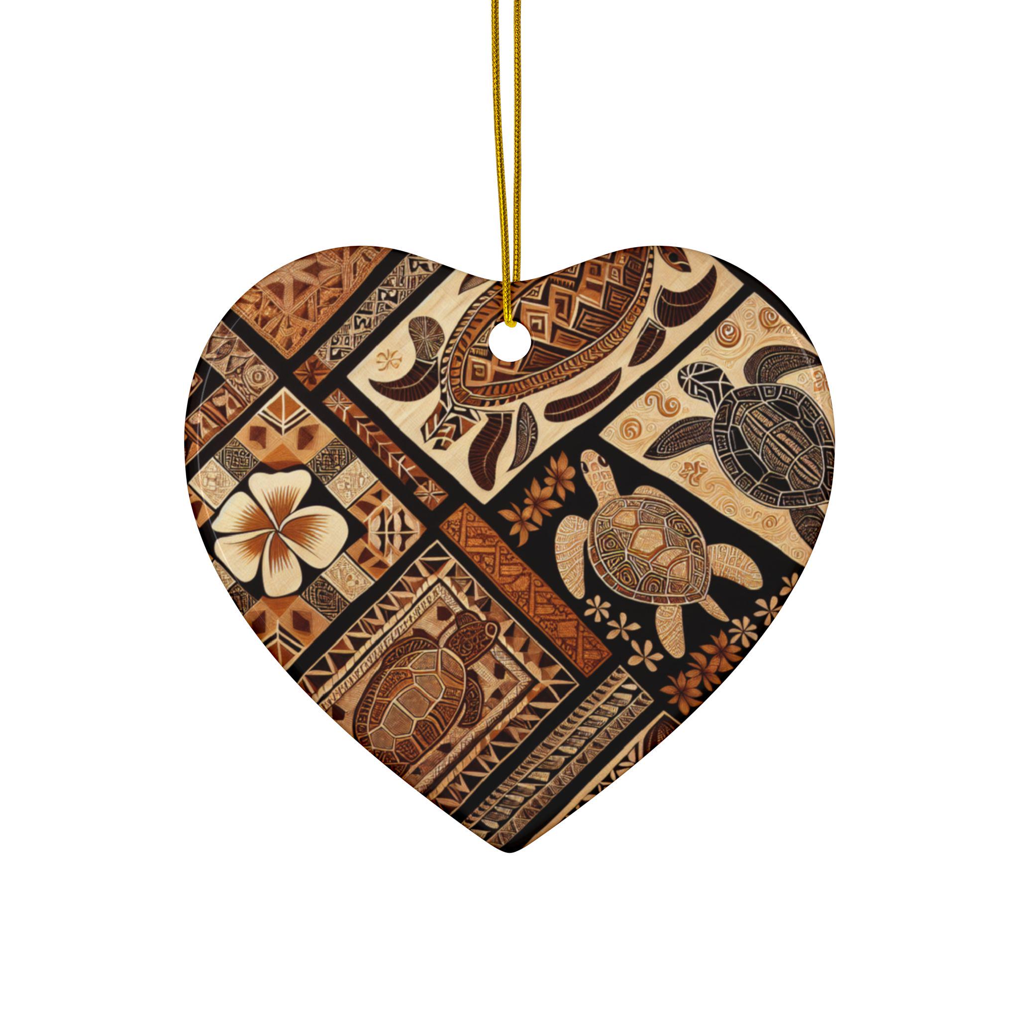 Samoan Siapo Design Ceramic Ornaments - Etsy
