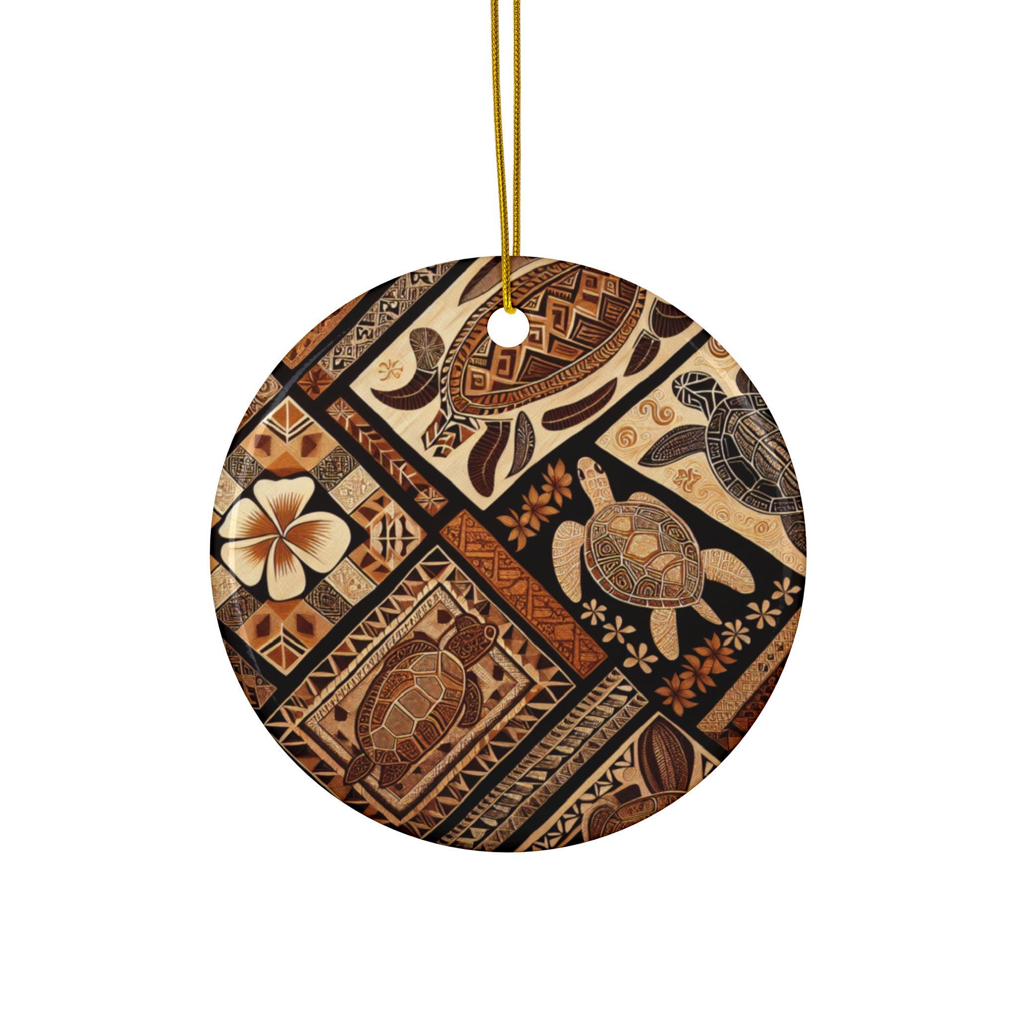 Samoan Siapo Design Ceramic Ornaments - Etsy