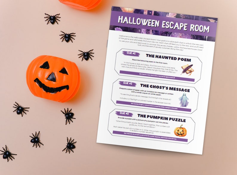 Halloween Escape Room Activity | Printable Game for Kids & Adults ...