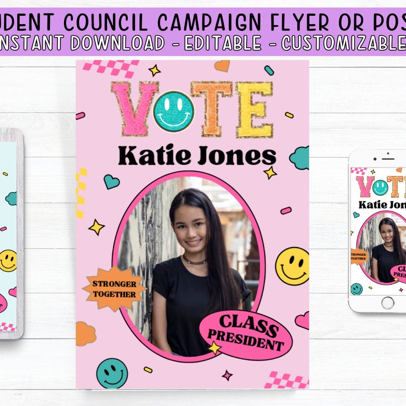 Secretary Student Council Poster - Etsy