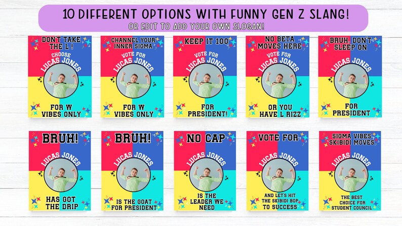 Student Council Poster, Class President, School Campaign, Class ...