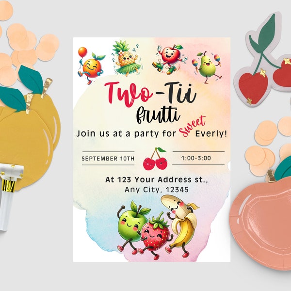 Fruit Invite - Etsy