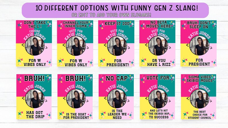 Student Council Poster, Class President, School Campaign, Class ...