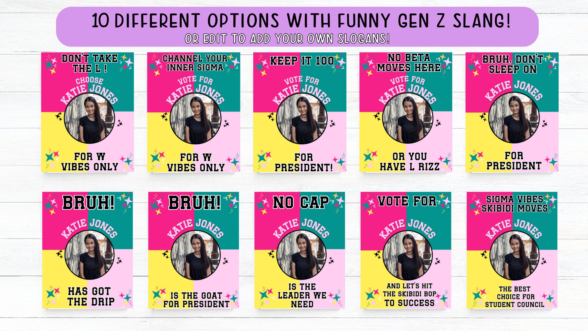 Student Council Poster, Class President, School Campaign, Class ...