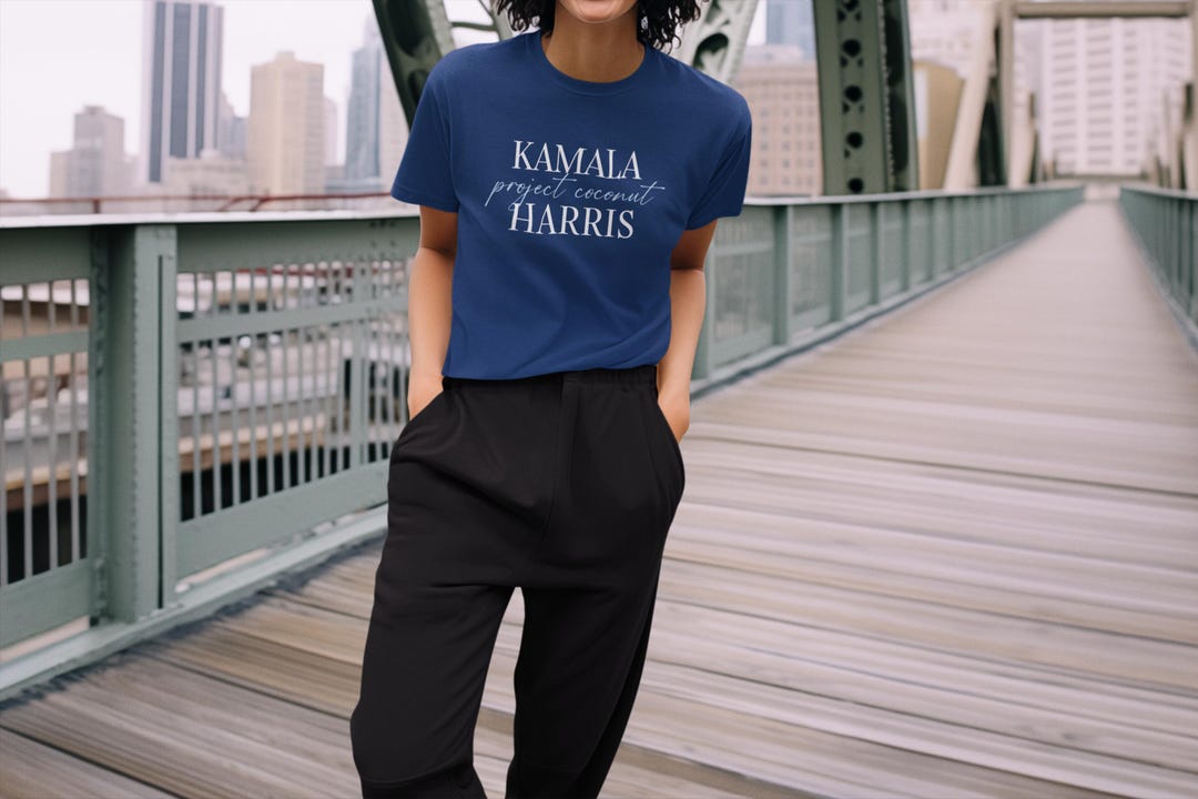 Project Coconut Kamala Harris 2024 Democratic Party Vote Blue - Etsy