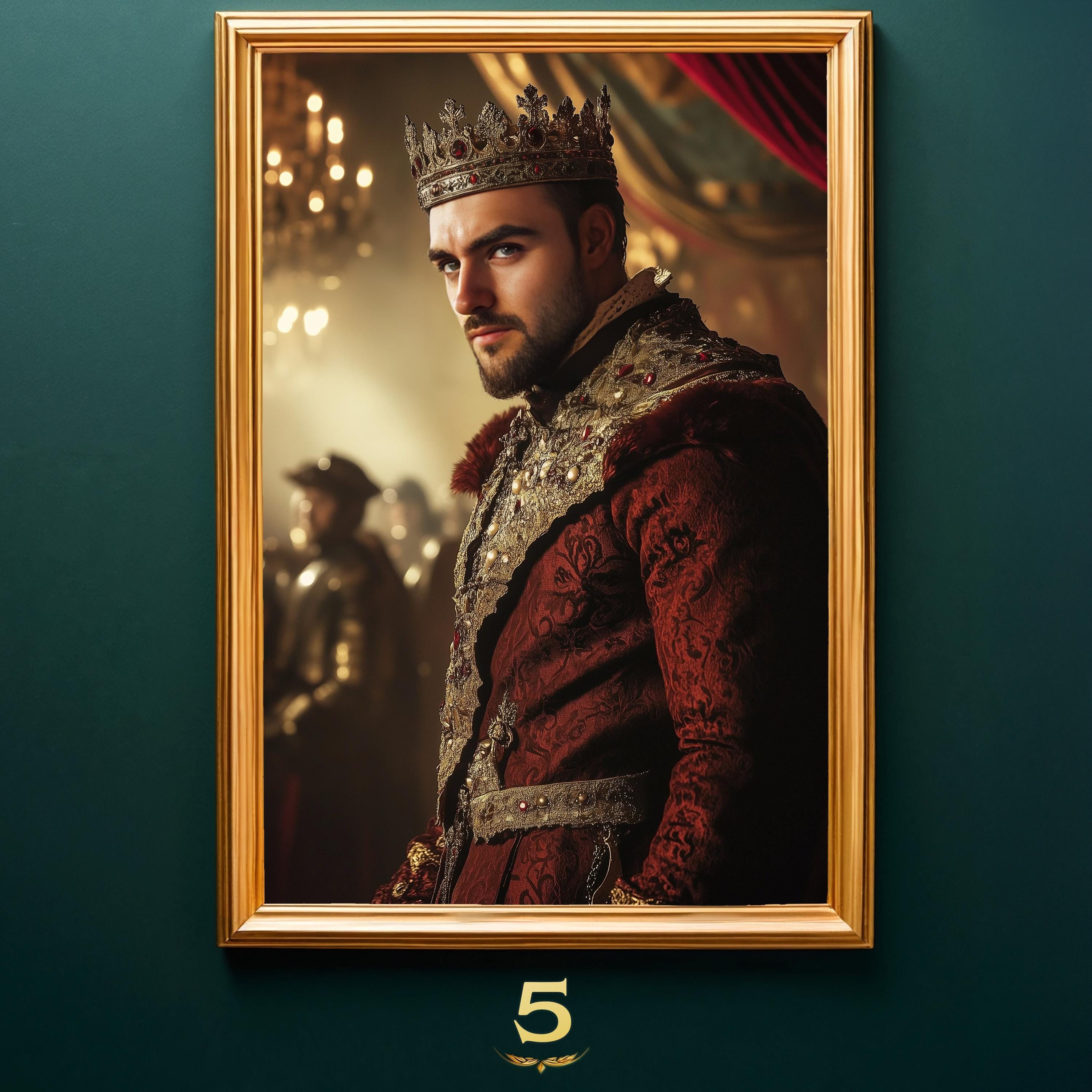 Custom Tudor King Portrait: Transform Your Photo Into Regal Renaissance ...