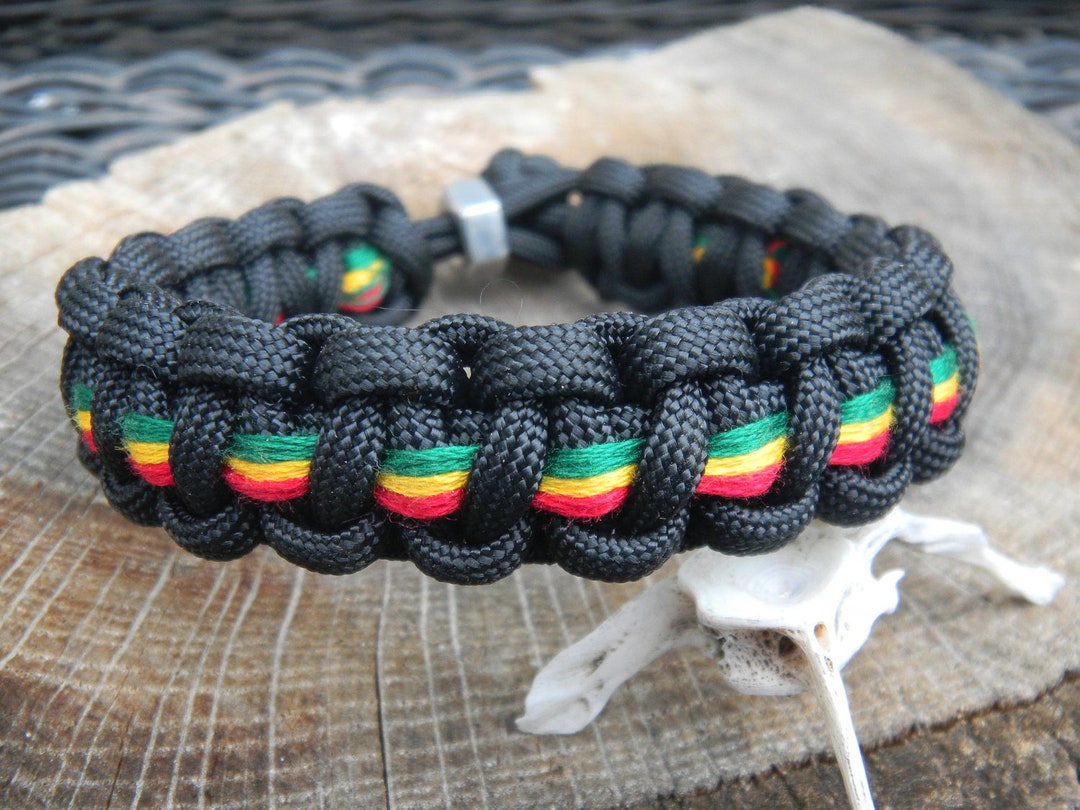Rastaman Vibration Survival Bracelet Original OOAK Rastafari Reggae ...