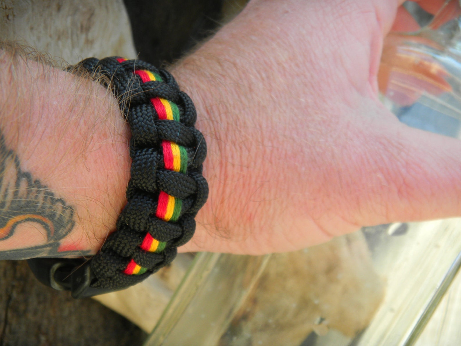 Rastaman Vibration Survival Bracelet Original OOAK Rastafari Reggae ...