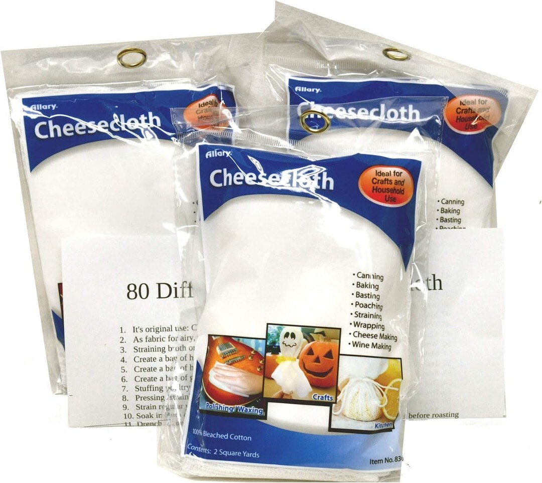 Bundle of 3 Packs of Cheesecloth 1.5 Yards Each Total 4.5 Square Yards ...