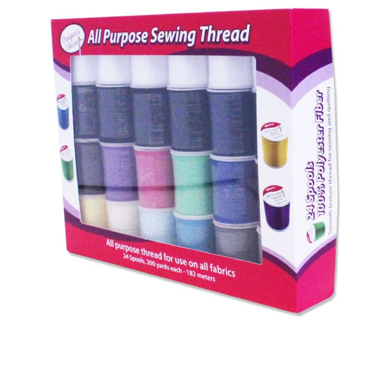 Allary 4857-GB Designers Choice All Purpose Polyester Sewing Thread ...