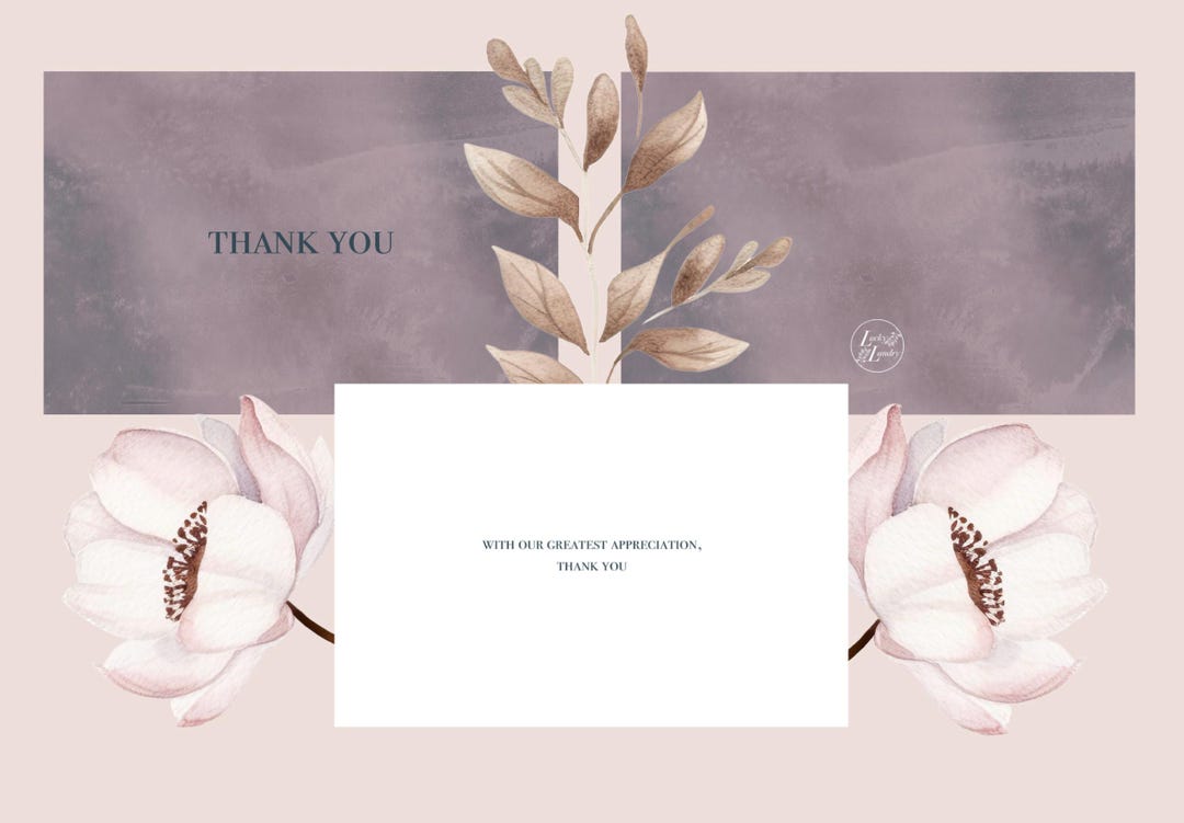 Thank You, Appreciation, Gratitude, Card - Etsy