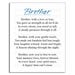 Brother Memorial Poem PNG | Brother Tribute | Remembrance | Loving ...