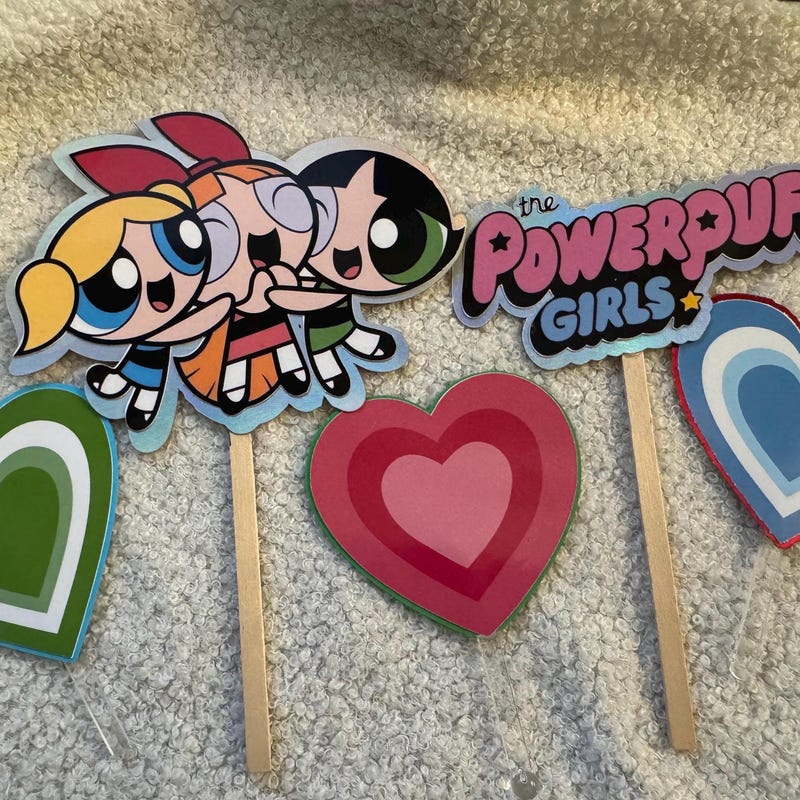 Powerpuff Girls Cake Topper - Etsy