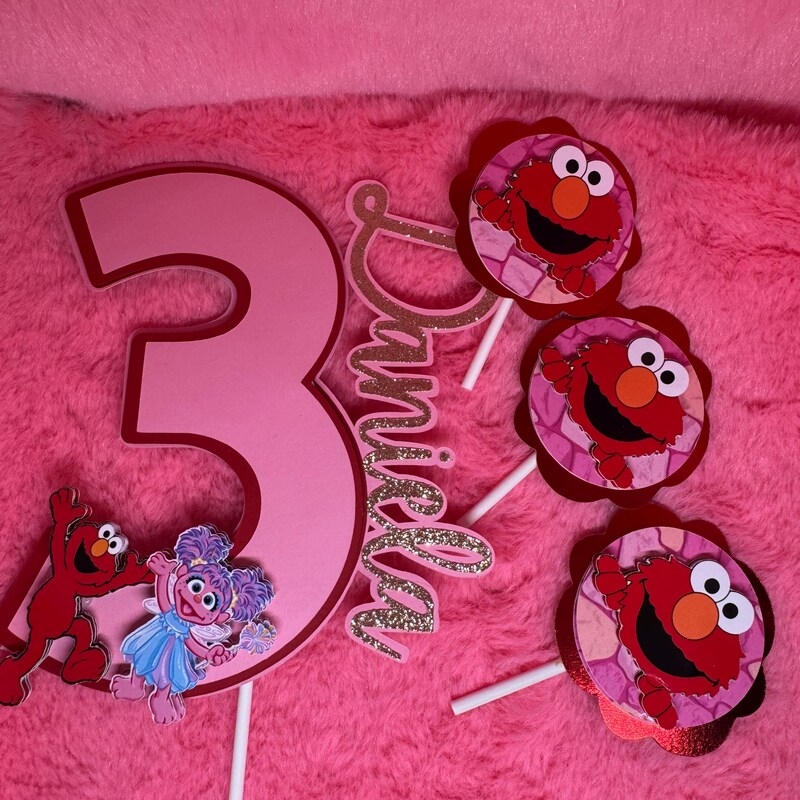 Elmo Cake Topper - Etsy